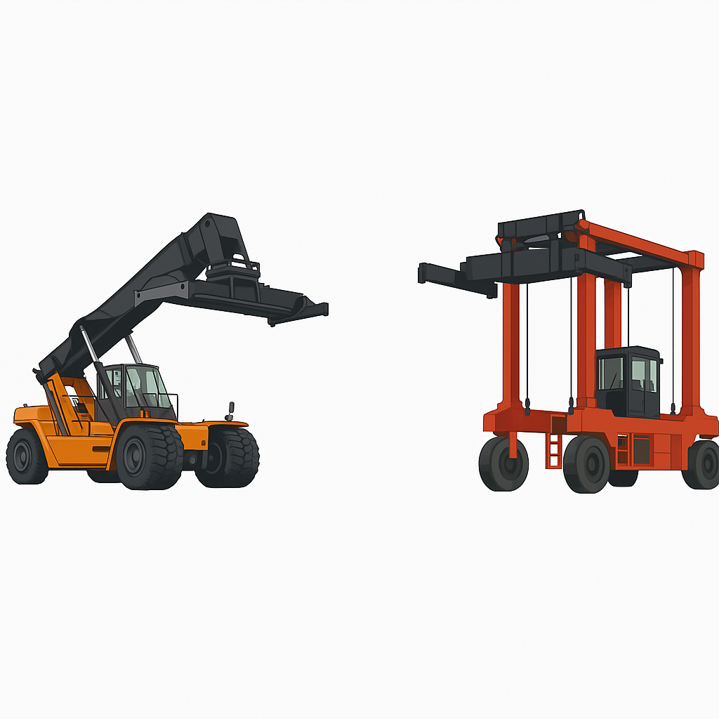 Reach Stacker vs Straddle Carrier: Comparación completa para ...